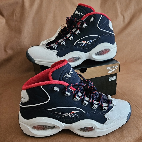 Reebok | Shoes | New Mens Reebok Question Mid Allen Iverson Team Usa ...
